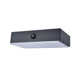 Tchibo - Oudoor LED Wandleuchte Solar - 18x10,5x4,5cm - schwarz - Kunststoff
