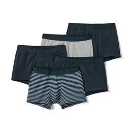 Tchibo - 5 Slipboxer - Herren - Gr. L/6 - dunkelblau/gestreift