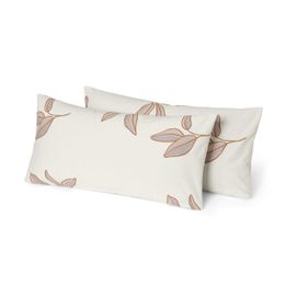 Tchibo - 2 Renforc&eacute;-Kopfkissenbez&uuml;ge - beige