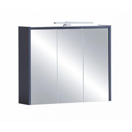 Tchibo - Spiegelschrank &raquo;Lovis&laquo; - 74,5x16x62,5cm - dunkelblau - Holz / Metall