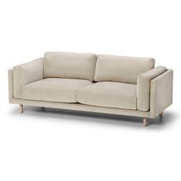Tchibo - 2 - 208,5x89,5x80cm - beige - Polyester / Eichenholz