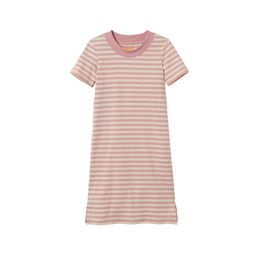 Tchibo - Kinder-Jerseykleid - Gr. 146/152 - beige/gestreift