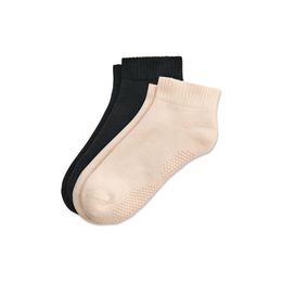 Tchibo - 2 Paar Yogasocken - Damen - Gr. 35-38 - schwarz