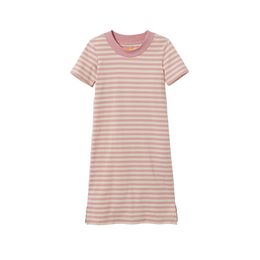 Tchibo - Kinder-Jerseykleid - Gr. 146/152 - beige/gestreift