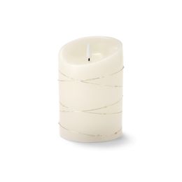 Tchibo - LED-Echtwachskerze mit Micro-Lichterkette - creme