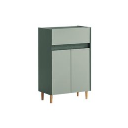 Tchibo - Kommode &raquo;Lovis&laquo; - 57x33x90,5cm - braun - Holz / Metall / Eschen-Massivholz