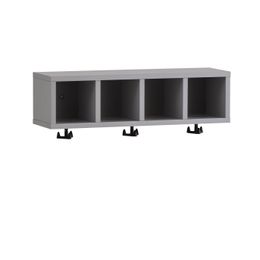 Tchibo - Regal »Balto« - 60x17,5x20cm - schwarz - Holz / Metall