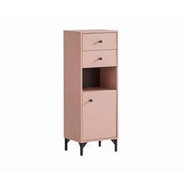 Tchibo - Highboard »Smash« - 40,5x33x114,5cm - schwarz - Holz / Metall / Kunststoff