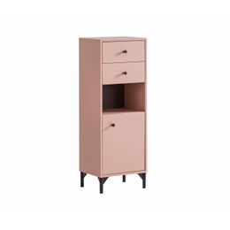 Tchibo - Highboard »Smash« - 40,5x33x114,5cm - schwarz - Holz / Metall / Kunststoff