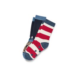 Tchibo - 2 Paar Kleinkinder-Antirutsch-Socken - Herren - Gr. 27-30 - dunkelblau