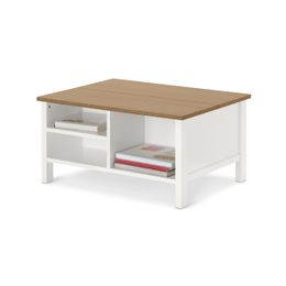 Tchibo - Couchtisch mit Klappenfunktion - 80x60x40cm - braun - Holz / Holz