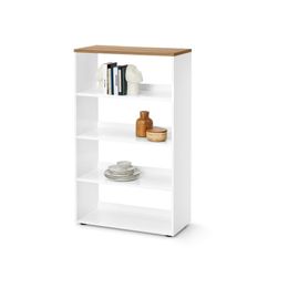 Tchibo - Offenes Regal - 80x38x134,5cm - braun - Holz / Echtholzfurnier / Holz