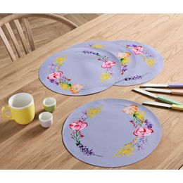 Tchibo - 4 Platzsets - lila