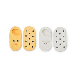 Tchibo - 2 Paar Hausschuhslippersocken - Kinder - Gr. 27-30 - creme