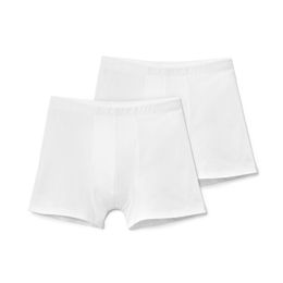 Tchibo - 2 Slipboxer mit Coolmax - Herren - Gr. S/4 - weiß