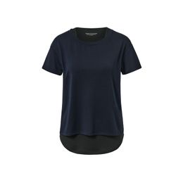 Tchibo - 2-in-1-Kurzarm-Sportshirt - Damen - Gr. L - dunkelblau