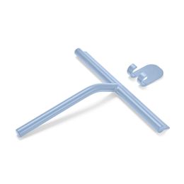 Tchibo - Badwischer mit Wandhalterung - hellblau