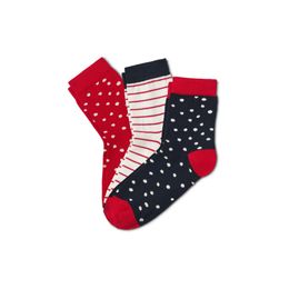 Tchibo - 3 Paar Socken - Damen - Gr. 39-42 - wei&szlig;