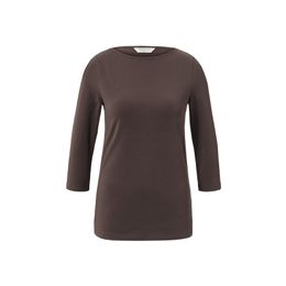 Tchibo - Shirt mit 3/4-Arm - Damen - Gr. XXL - dunkelbraun