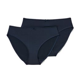 Tchibo - 2 Slips - Damen - Gr. L - dunkelblau
