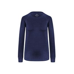 Tchibo - Shirt mit RWS-zertifizierter Wolle - Damen - Gr. XS - dunkelblau