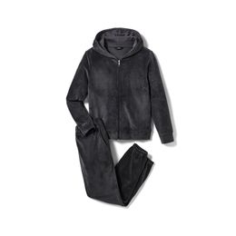 Tchibo - Nicki-Hausanzug - Damen - Gr. XL - grau