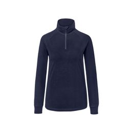 Tchibo - Shirt mit RWS-zertifizierter Wolle - Damen - Gr. XL - dunkelblau