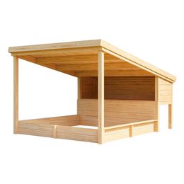 Weka 2-in-1-Kinderspielplatz-und-Sandkasten &raquo;Emma&laquo; - naturfarben