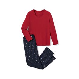 Tchibo - Pyjama - Damen - Gr. L - dunkelblau