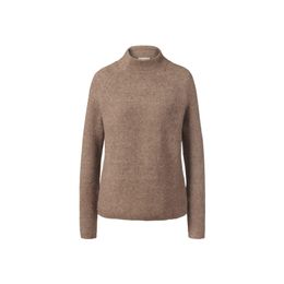 Tchibo - Strickpullover mit Stehkragen - Damen - Gr. M - cognac