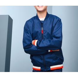 Tchibo - Bomberjacke mit recyceltem Material - Jungen - Gr. 146/152 - dunkelblau