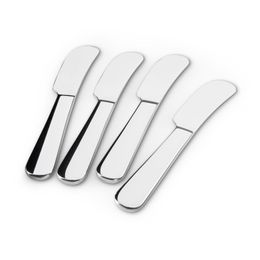 Tchibo - 4 Buttermesser - silber