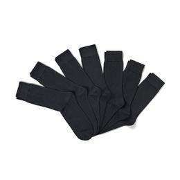 Tchibo - 7 Paar Socken - Herren - Gr. 44-46 - schwarz