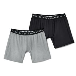 Tchibo - 2 Sport-Slipboxer - Herren - Gr. S/4 - schwarz