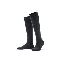 Tchibo - 1 Paar Merino-Kniestrümpfe - Damen - Gr. 35-38 - dunkelgrau