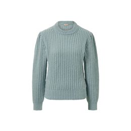 Tchibo - Grobstrick-Pullover mit Wolle - Damen - Gr. XXL - blau