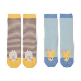 Tchibo - 2 Paar Kinder-Antirutsch-Socken - Kinder - Gr. 31-34 - hellblau