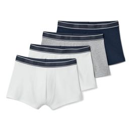 Tchibo - 4 Slipboxer - Herren - Gr. M/5 - wei&szlig;