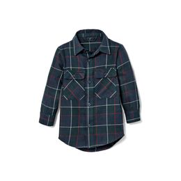 Tchibo - Kinder-Flanellhemd - Jungen - Gr. 170/176 - dunkelblau/kariert