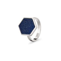 Tchibo - Ring Sternenhimmel - Damen - Gr. 17 - silber