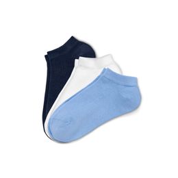 Tchibo - 3 Paar Sneakersocken - Kinder - Gr. 39-42 - dunkelblau