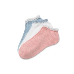 Tchibo - 3 Paar Sneakersocken - Damen - Gr. 35-38 - hellblau