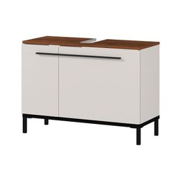 Tchibo - Waschbecken-Unterschrank »Yonkers« - 80x34x59cm - schwarz - Holz