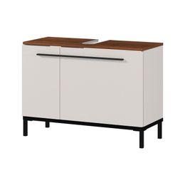 Tchibo - Waschbecken-Unterschrank »Yonkers« - 80x34x59cm - schwarz - Holz
