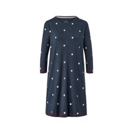 Tchibo - Nachthemd - Damen - Gr. XL - dunkelblau/gepunktet