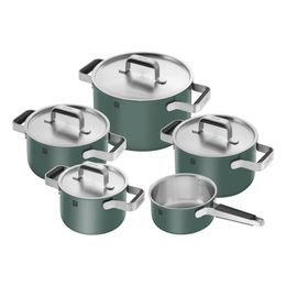 Zwilling Pure Edelstahl-Kochgeschirr-Set - silber