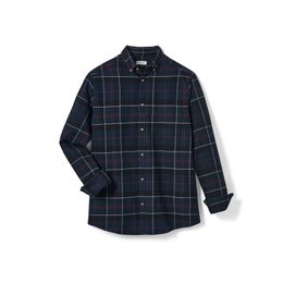 Tchibo - Flanell-Hemd - Herren - Gr. L - creme/kariert