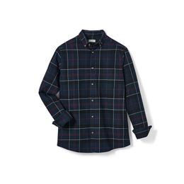 Tchibo - Flanell-Hemd - Herren - Gr. L - creme/kariert