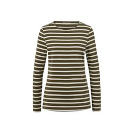 Tchibo - Gestreiftes Langarmshirt - Damen - Gr. XXL - creme/gestreift