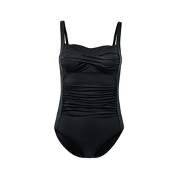 Tchibo - Figurformender Badeanzug mit recyceltem Material - Damen - Gr. 44 - schwarz